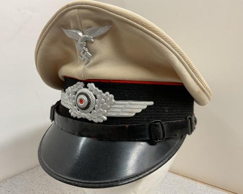 Luftwaffe NCO/Enlisted Summer Visor Cap | Pierres Coins and Collectibles